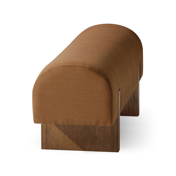 Maven Lane Juno Modern Upholstered Wooden Bench | Wayfair
